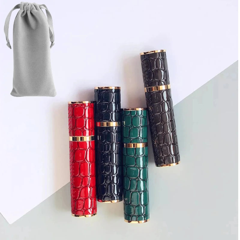 10ML Luxury Crocodile Leather Perfume Bottle Refillable – The Scent ...