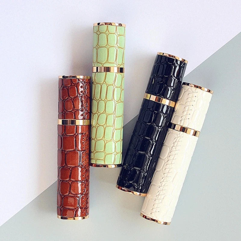 10ML Luxury Crocodile Leather Perfume Bottle Refillable – The Scent ...