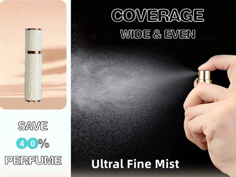 10ML Luxury Crocodile Leather Perfume Bottle Refillable – The Scent ...